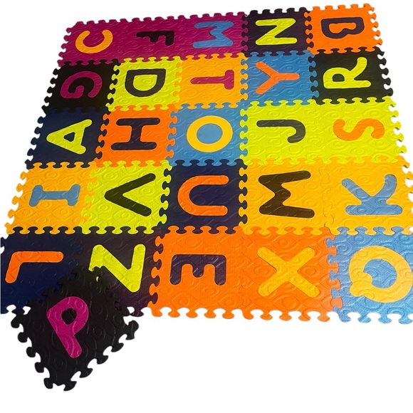 B. Toys | Accessories | B Toys Alphabet Foam Puzzle Mat 26 Interlocking ...